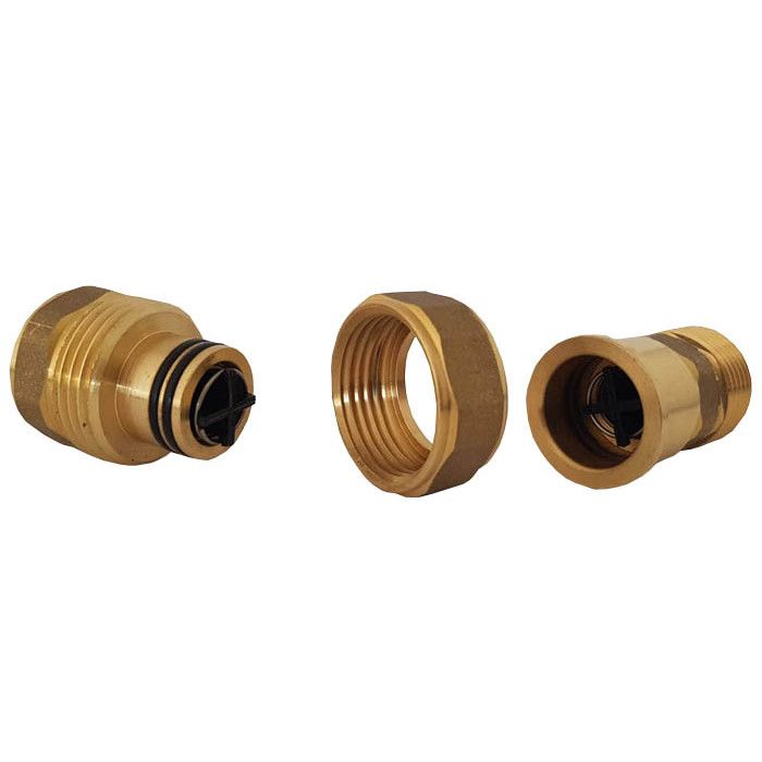 Raccord rapide de démontage pour vase d'expansion chauffage Mâle Femelle 3/4" (20/27) - Arcanaute