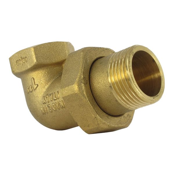Raccord laiton union coudé 98 M-F 1" (26/34) - Arcanaute
