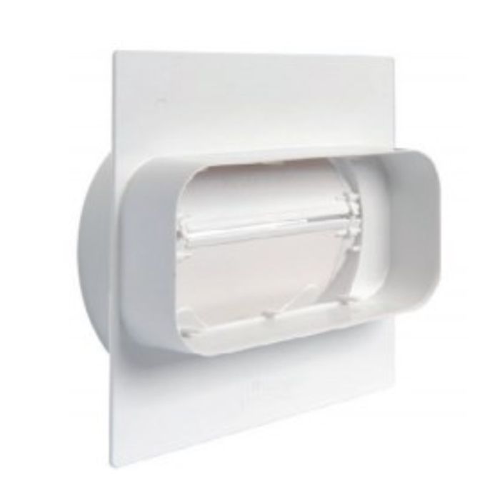 Plaque pour passage de mur tube Ventilation rond Ø100 à tube ...