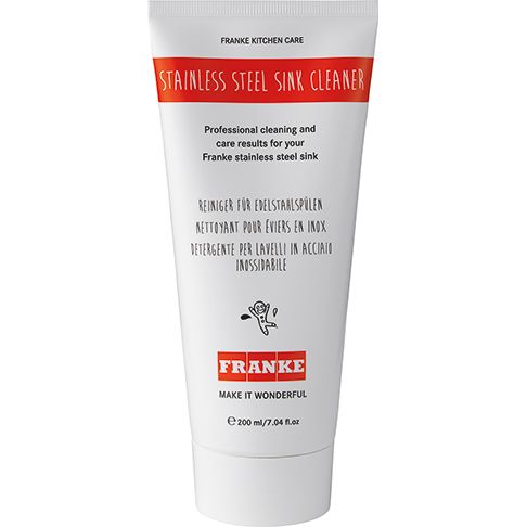 Crème 200 ml pour évier inox lisse, Inox-DEKOR ou Microdekor - Franke