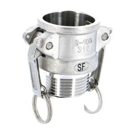 Raccord rapide à cames inox coupleur mâle B - 4'' (102/114)