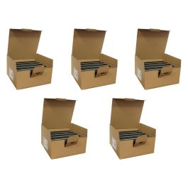 5 boîtes de 300 agrafes standard black - Hauteur 40 mm - Fixation Tube ...
