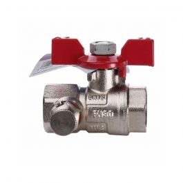 Vanne à sphère PN30 SENA ACS Manette Papillon rouge Femelle/Femelle 3/4 ...