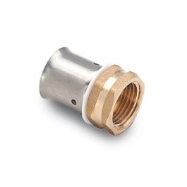 Raccord multicouche à sertir droit femelle 1/2" (15/21) - Ø20x2,0 - MULTIPEX