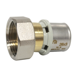 Raccord multicouche à sertir TH - Femelle écrou libre 1" (26/34) - Ø26x3,0 - Arcanaute