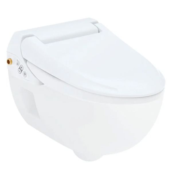 Pack WC suspendu lavant Geberit AQUACLEAN 4000 avec abattant - Blanc ...