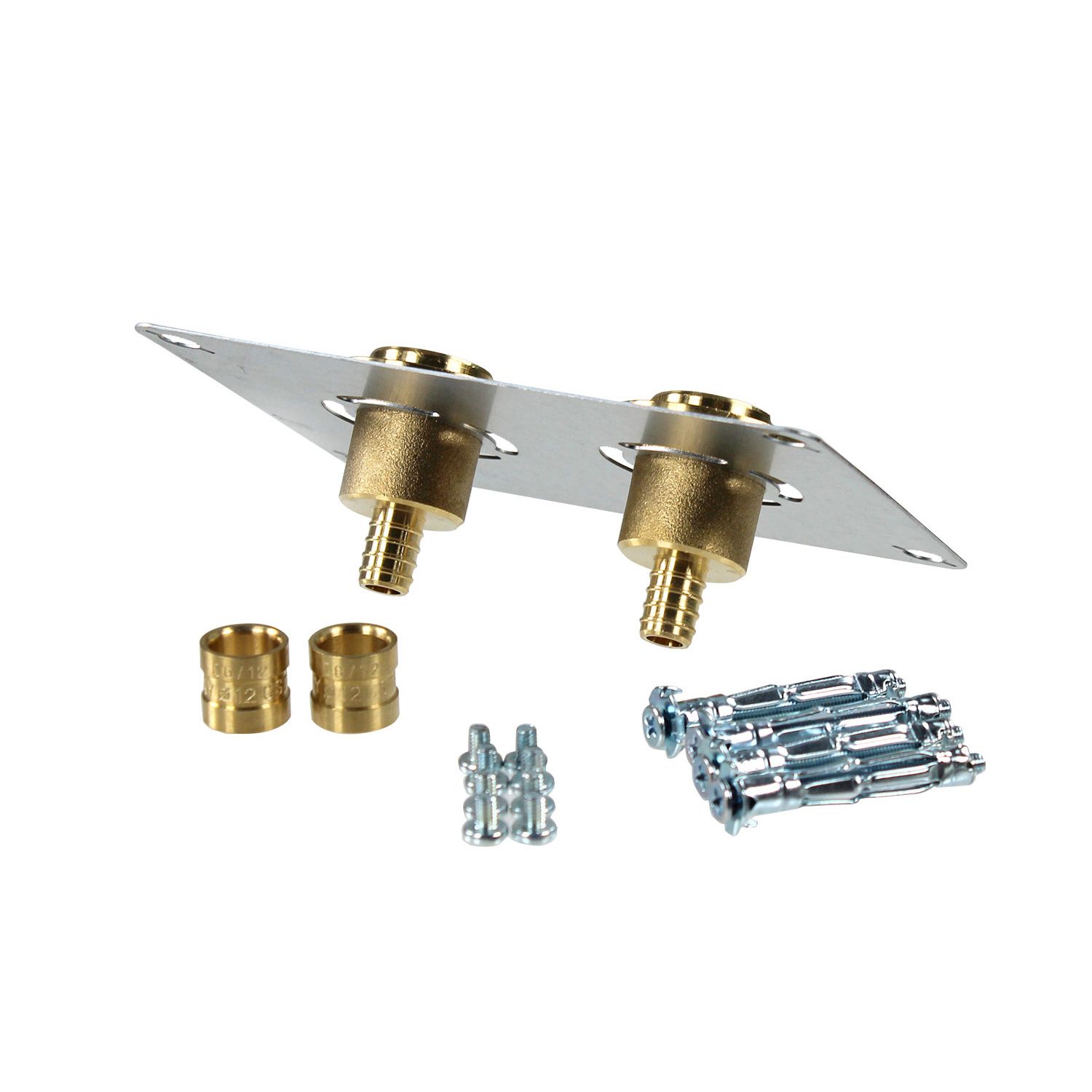 Sortie de cloison ROBIFIX (EVIER / LAVABO) entraxe 50mm PER Ø12 - F1/2 ...