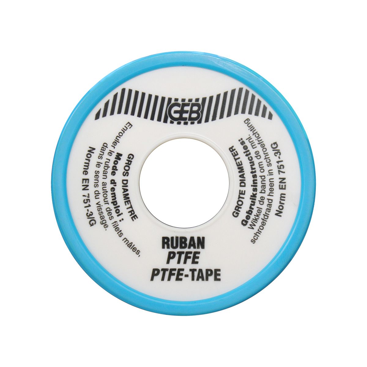 Ruban téflon PTFE Standard gros diamètre